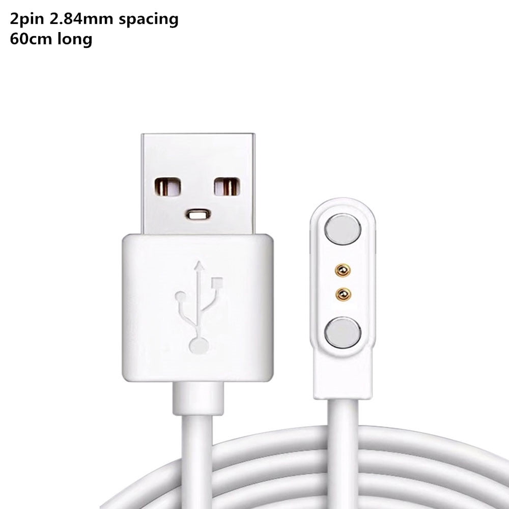 2/4Pin for Smart Watch Wristwatch Juicer USB Power Charger Magnetic Charging Cable 2.84/4.0/7 ...