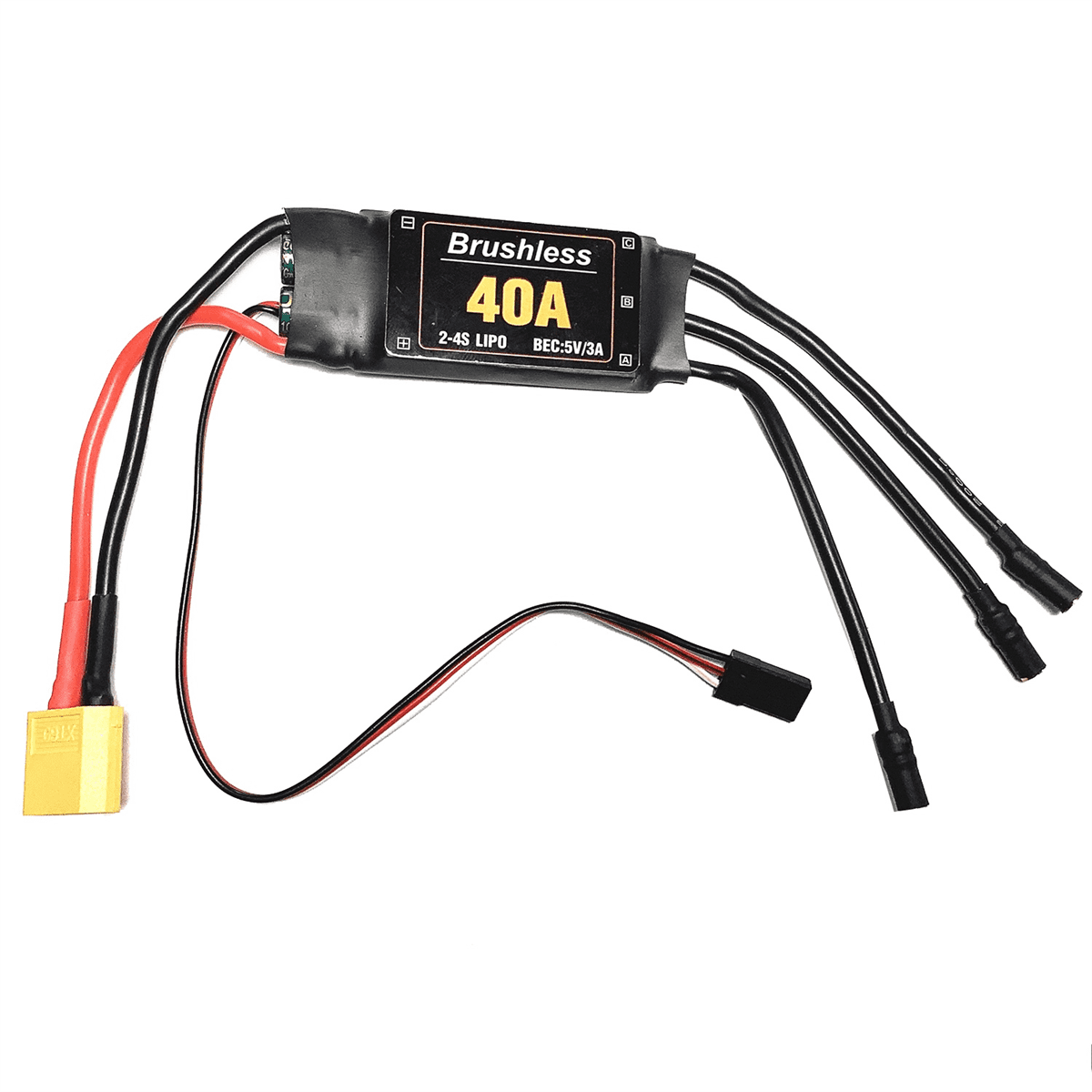 2-4S 40A Brushless ESC Drone Airplanes Parts Speed Controller Motor for ...