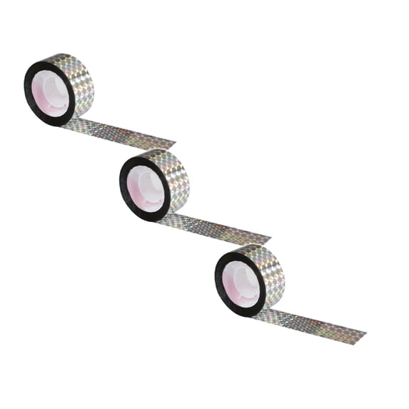 2.4cm Wide X 100m Long Reflective Bird Tape Double Shiny For Gardens ...