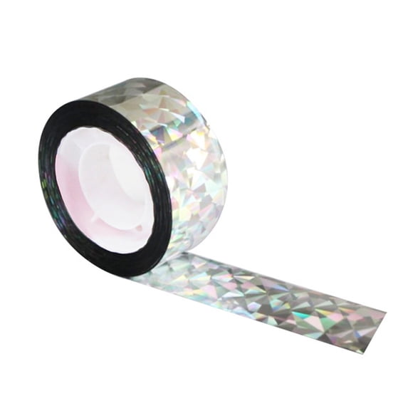 2.4cm Wide X 100m Long Reflective Bird Tape Double Shiny For Gardens ...