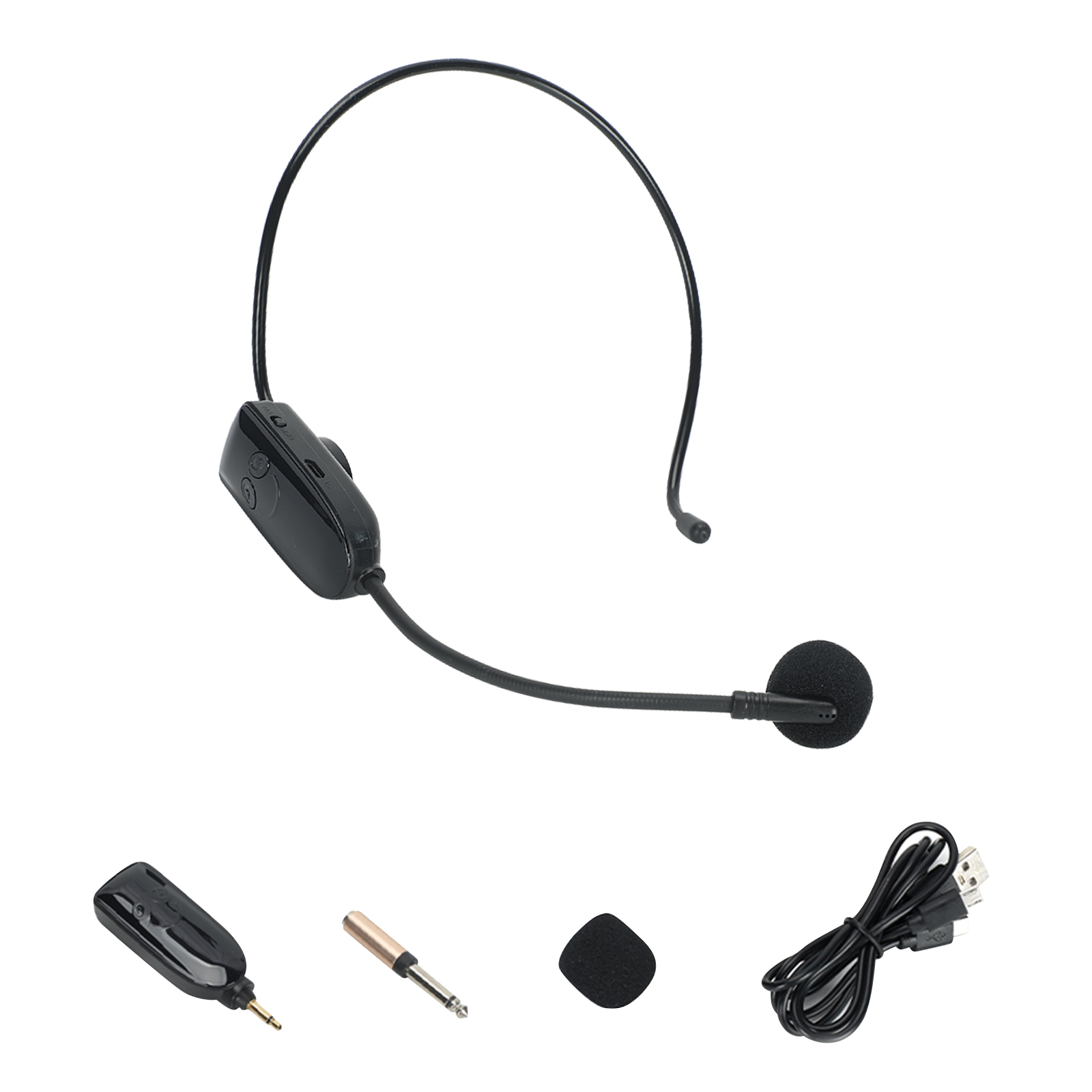 2.4g Head-mounted Wireless Microphone Plug Play Teacher/Trainer ...