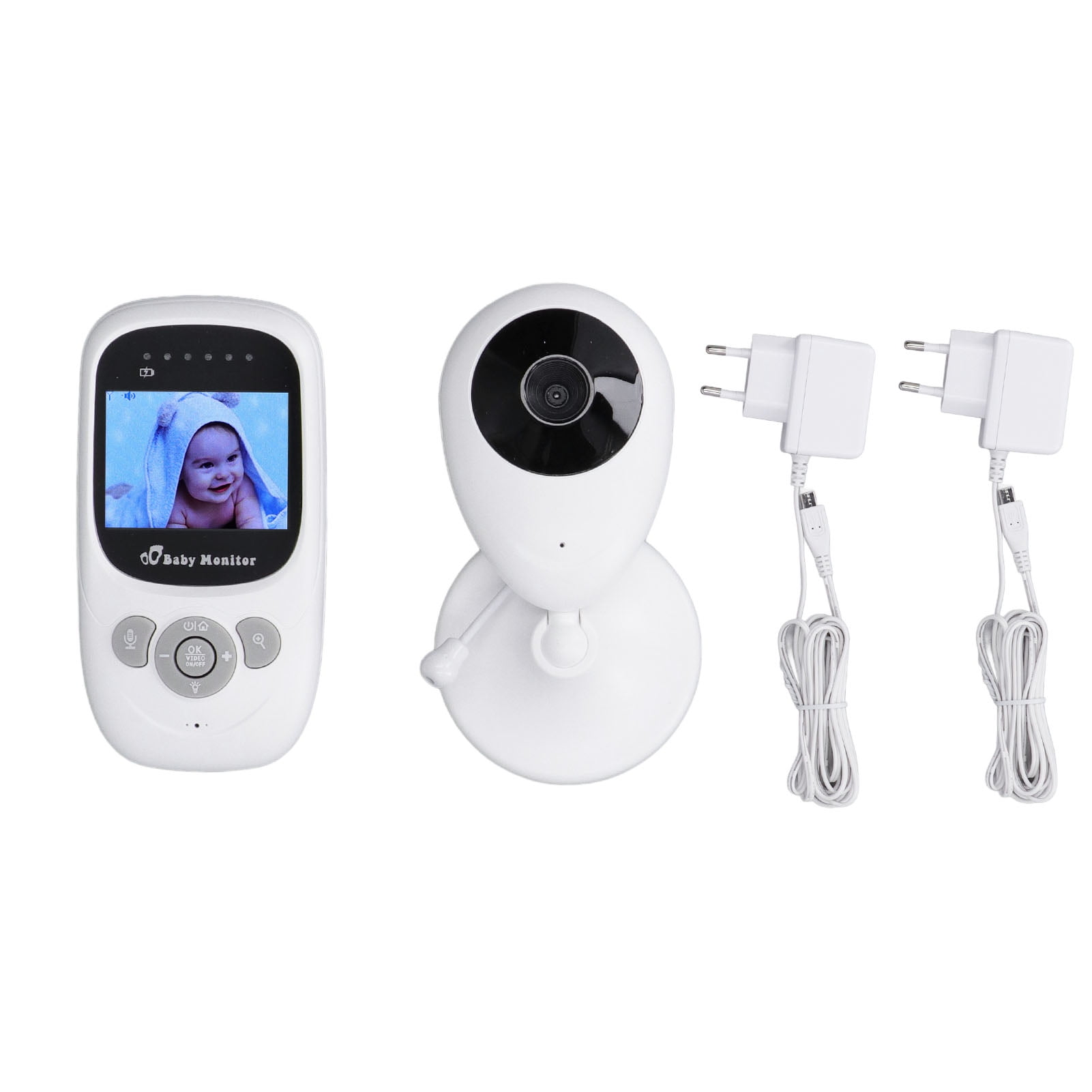 2.4in LCD Baby Display with Temperature Monitoring - Audio Baby Display ...