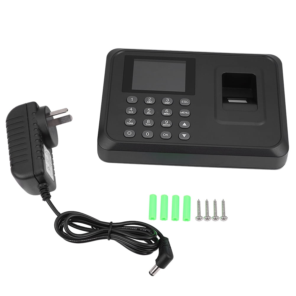 2.4in TFT Display Fingerprint Time Clock Employee Attendance Recorder ...