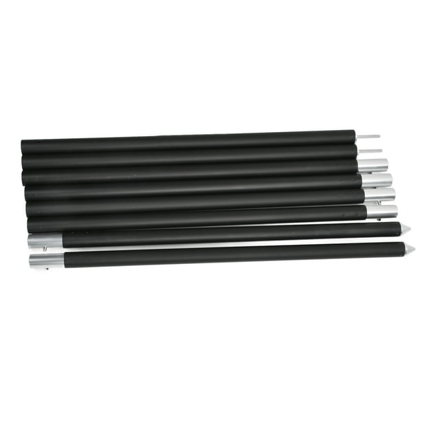2.4m Adjustable Tarp Poles Lightweight Outdoor Aluminum Tent Rods for ...