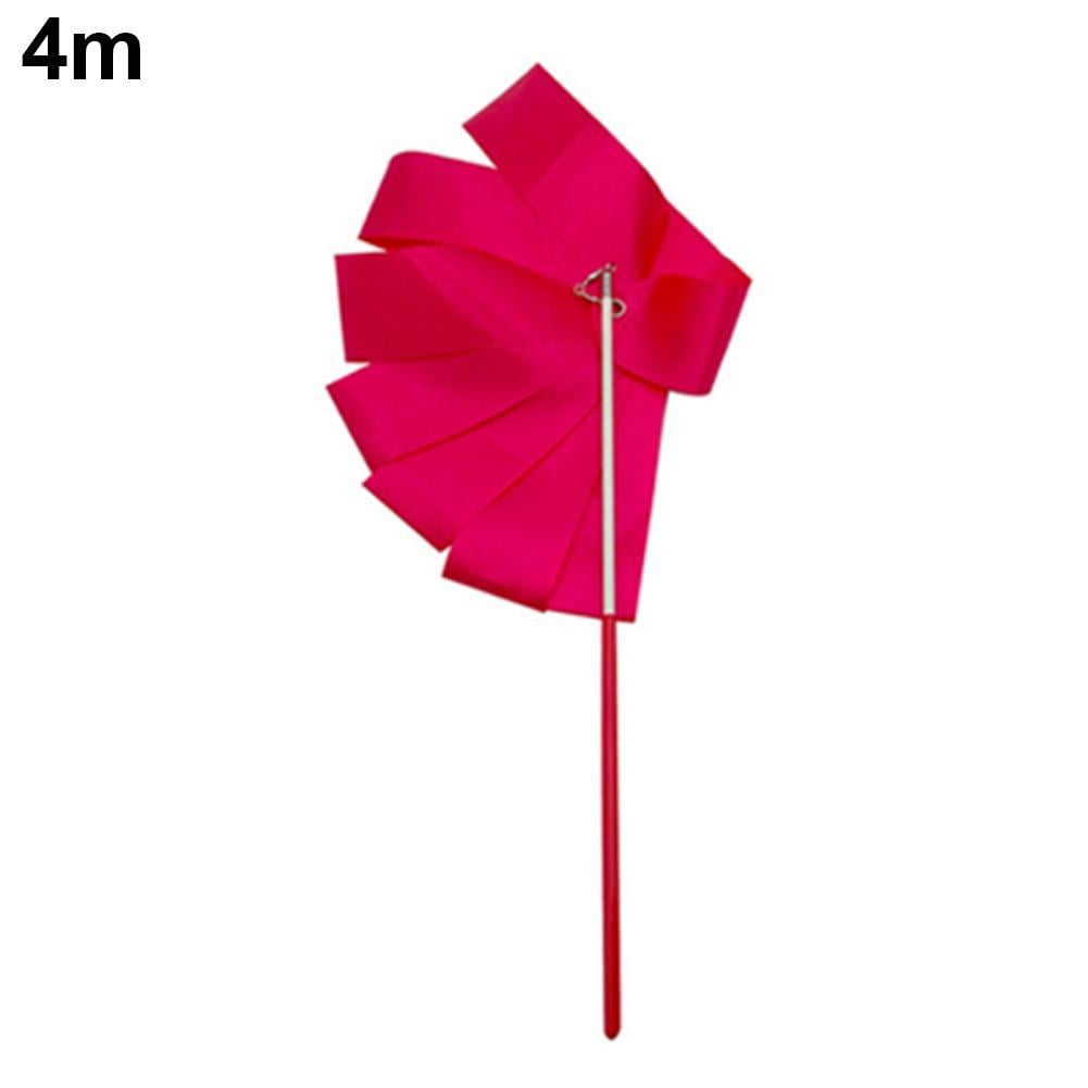 2/4m Dance Rainbow Ribbon Rhythmic Gymnastic Streamer Rod Baton ...