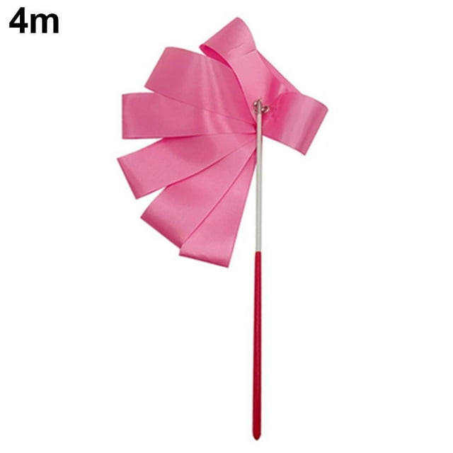 2/4m Dance Rainbow Ribbon Rhythmic Gymnastic Streamer Twirling Baton ...