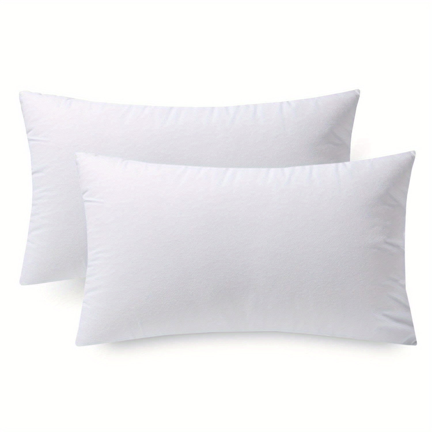 2/4pcs Hypoallergenic 100% Virgin Fiber Pillow Inserts, Square ...