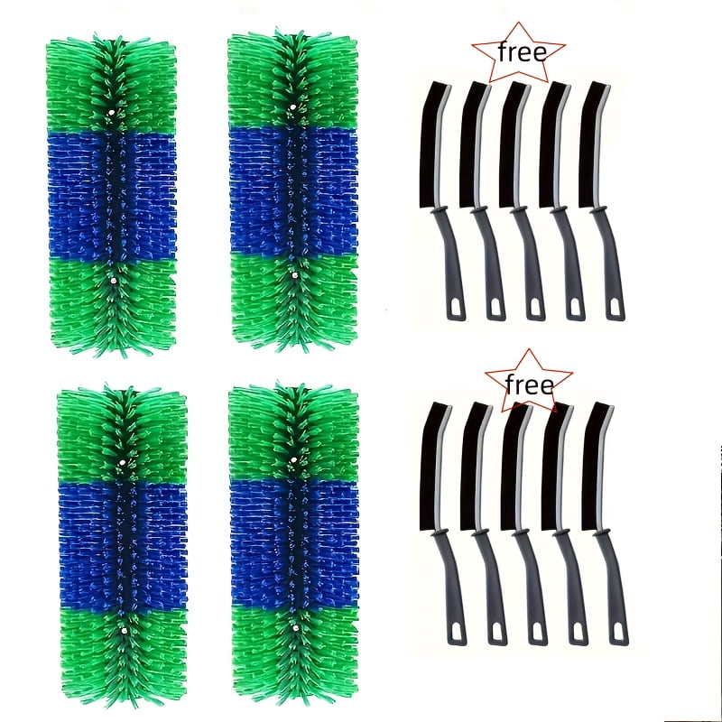 2/4pcs Sturdy Plastic and Nylon Short Brushes for Cattle and Horses ...
