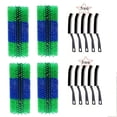 2/4pcs Sturdy Plastic and Nylon Short Brushes for Cattle and Horses ...