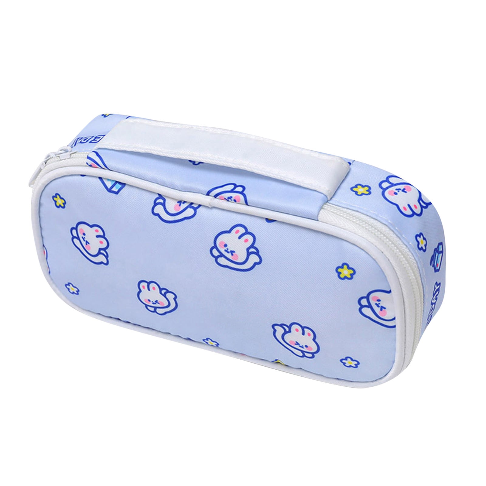 2.4x8.5IN Large Capacity Colored Canvas Storage Pouch Marker Pen Pencil ...