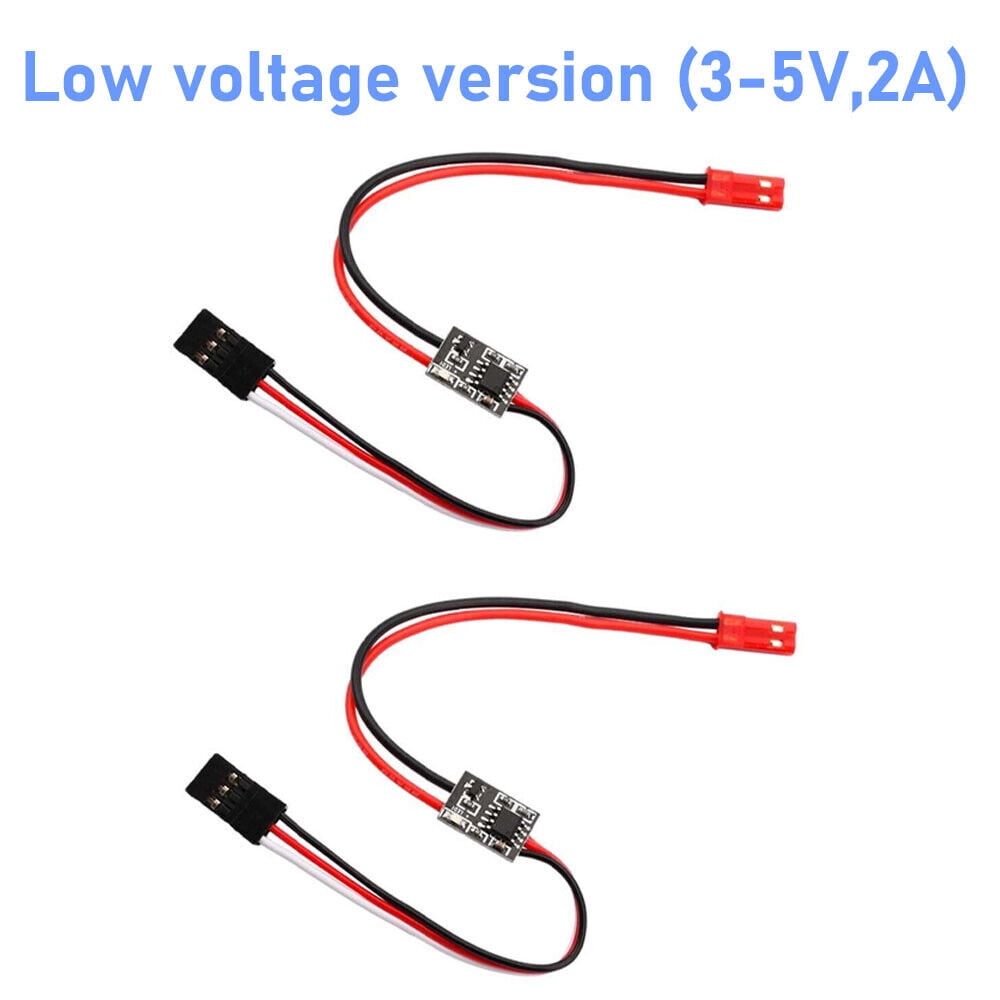 2/4xRC Remote Controlled AUX on/Off Electronic Switch JST 2/20A Cables ...