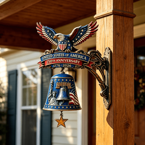 2-5-0th US Anniversaryy Liberty Bell Wall Decor, Patriotic Eagle ...