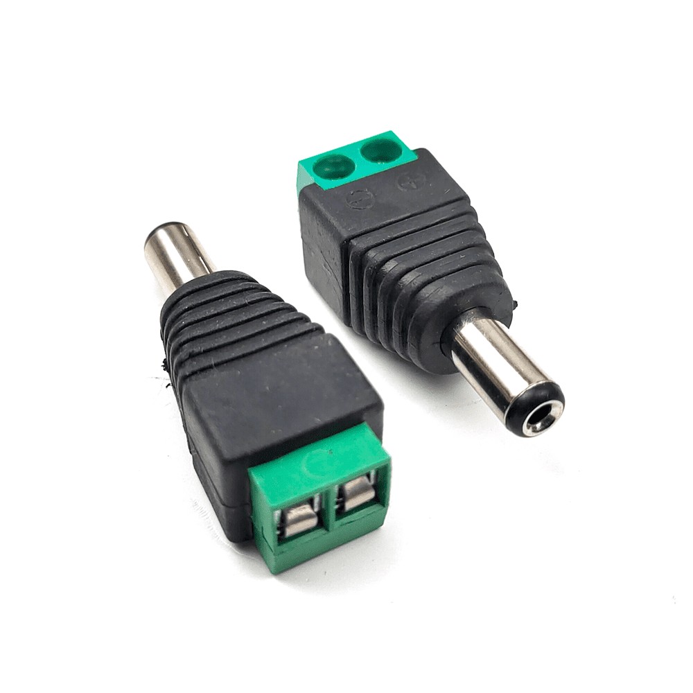 2/5/10PC DC 12V Male Female RCA BNC Connectors 5.5*2.1/2.5mm Welding ...