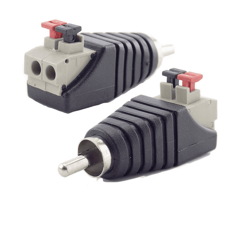 2/5/10PC DC 12V Male Female RCA BNC Connectors 5.5*2.1/2.5mm Welding ...