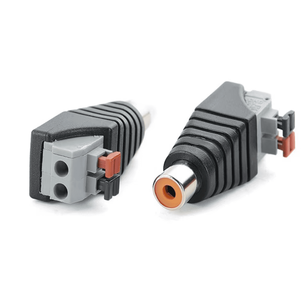 2/5/10PC DC 12V Male Female RCA BNC Connectors 5.5*2.1/2.5mm Welding ...