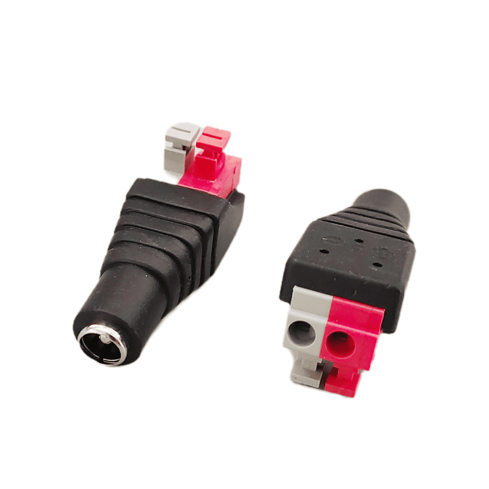 2/5/10PC DC 12V Male Female RCA BNC Connectors 5.5*2.1/2.5mm Welding ...