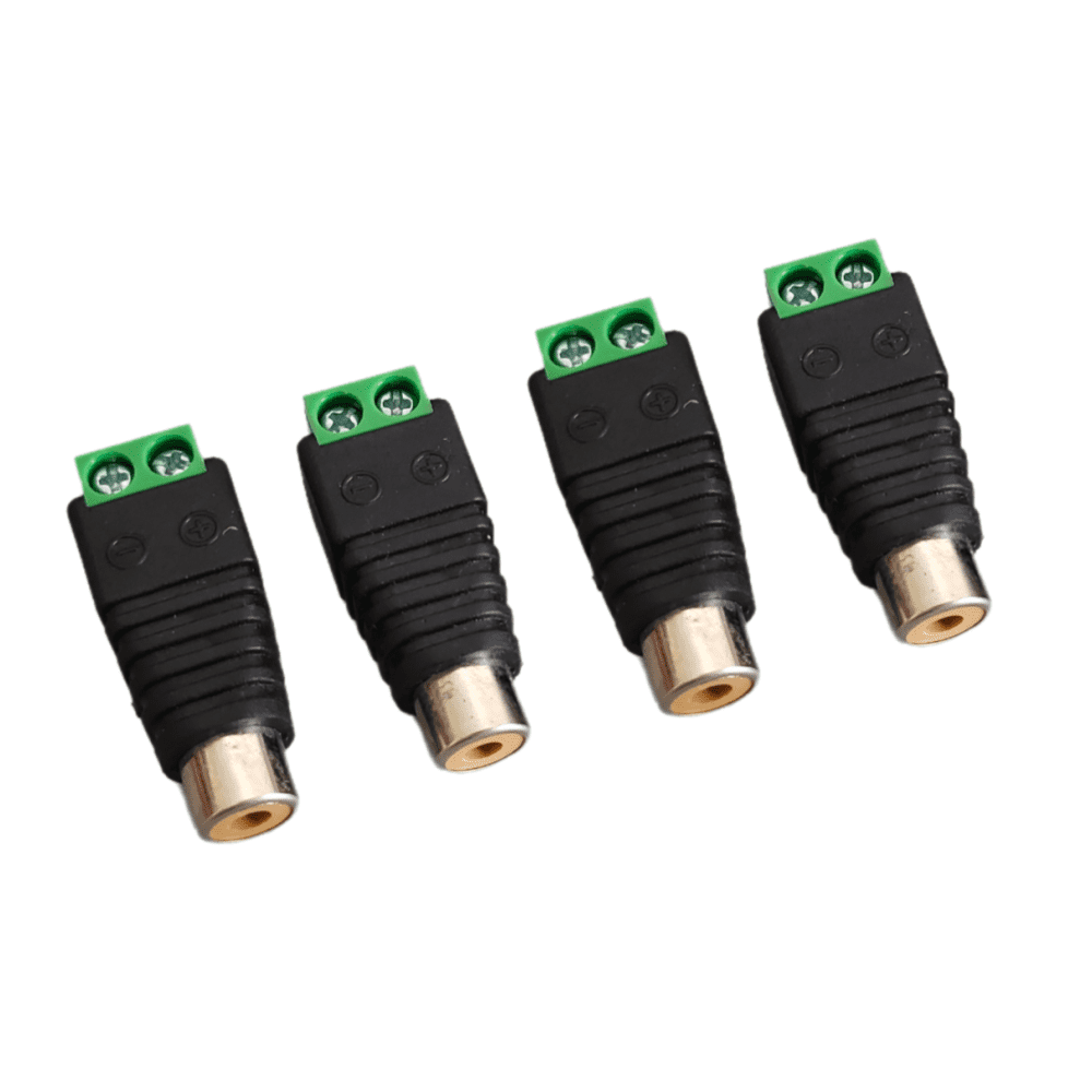 2/5/10PC DC 12V Male Female RCA BNC Connectors 5.5*2.1/2.5mm Welding ...