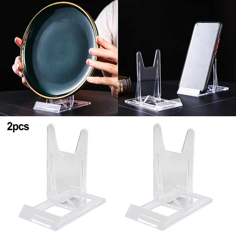 2/5/10PCS Adjustable Acrylic Display Stand Photo Frame Stand - Walmart.com
