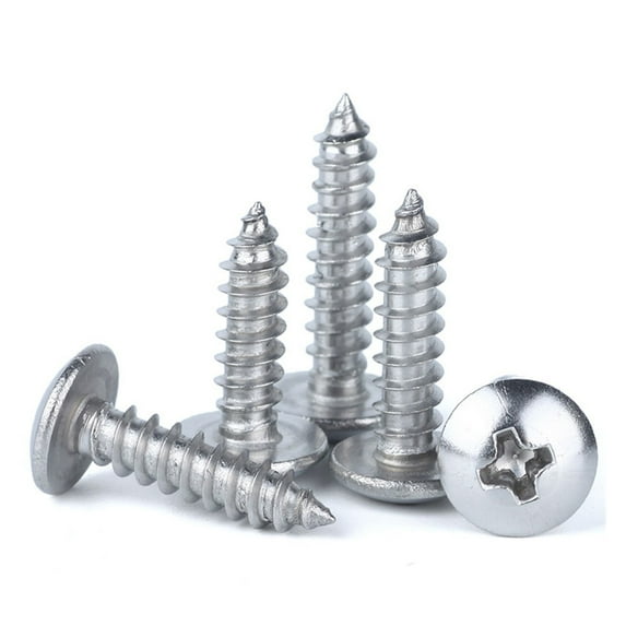 2/5/10Pcs M4 M5 M6 316 Stainless Steel Phillips Truss Head Self Tapping ...
