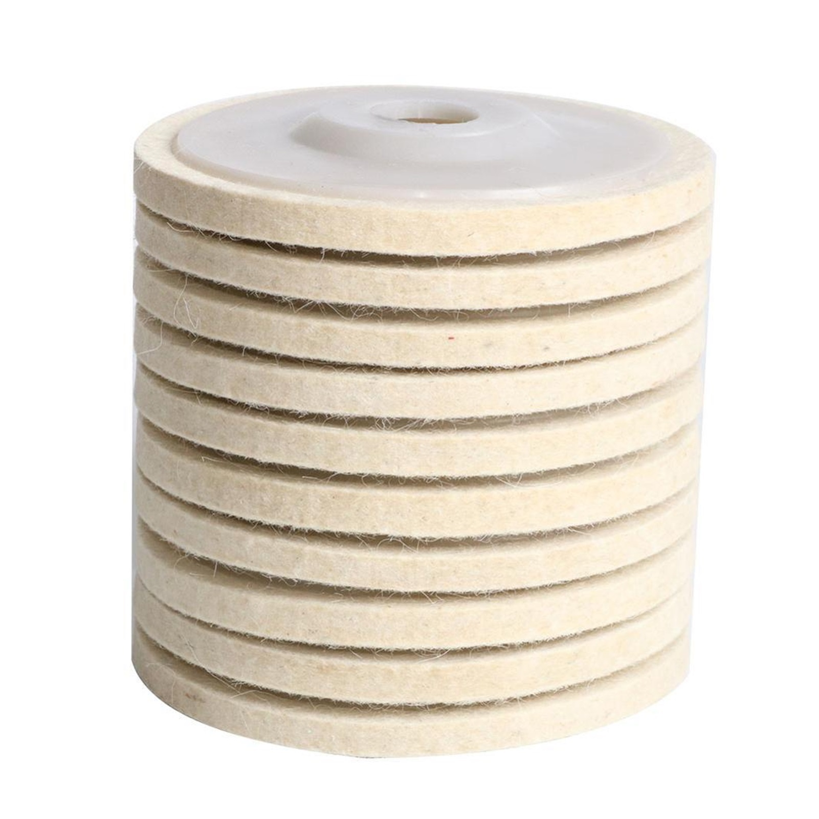 2/5/10pcs 4.5x 7/8 inch Wool Felt Polishing Wheel Flap Disc Buffing Pad ...
