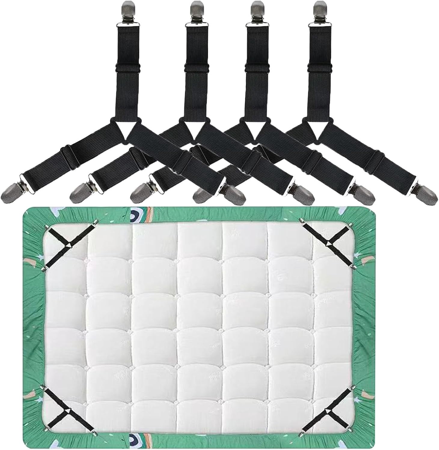 2.5 * 18.5CM Sheet Straps，Sheets for Adjustable Bed，Applicable to ...