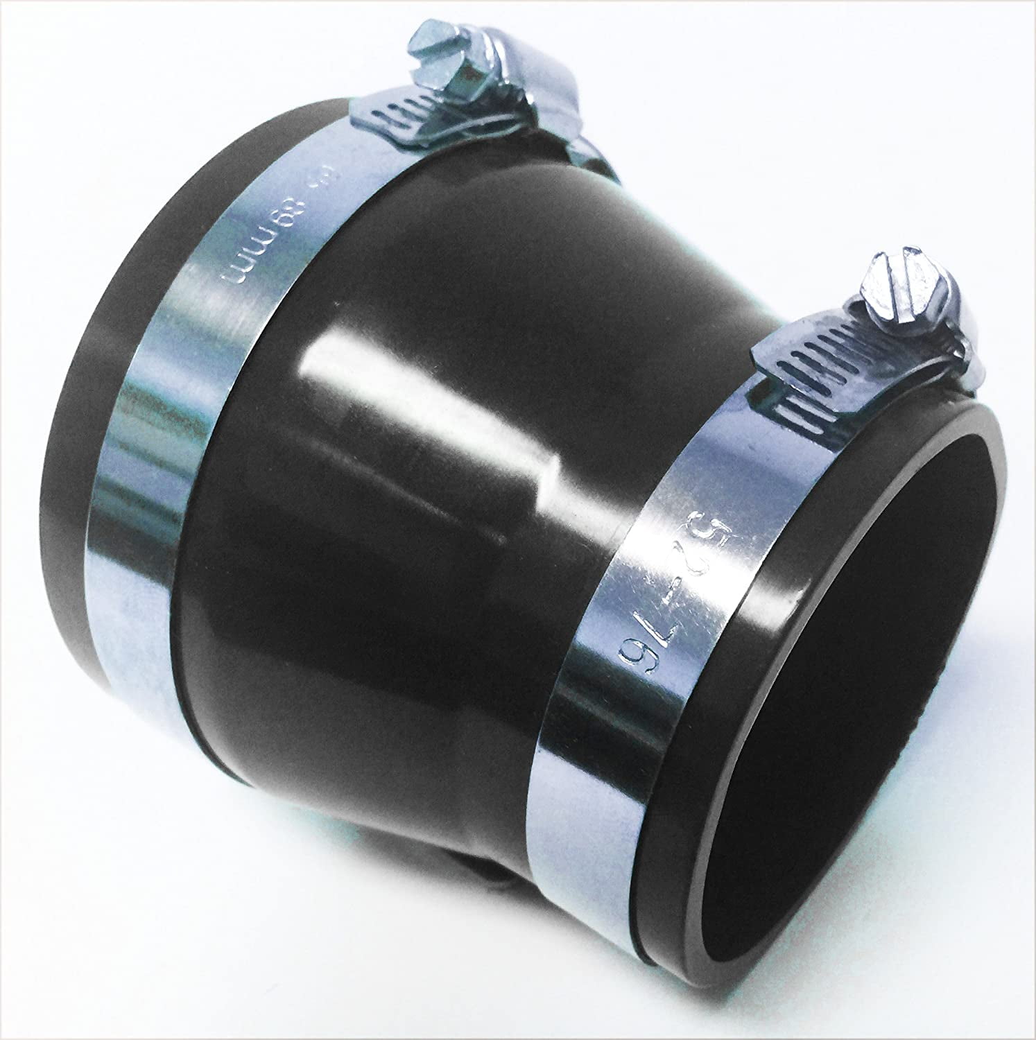 2.5"-3" Air Intake Intercooler Rubber Coupler With Clamps BLACK ...