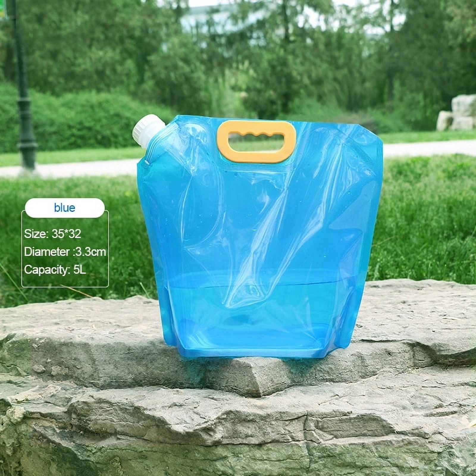 2.5/5/10L Portable Camping Water Bag Lightweight Foldable Drinking Water Container for Outdoor ...