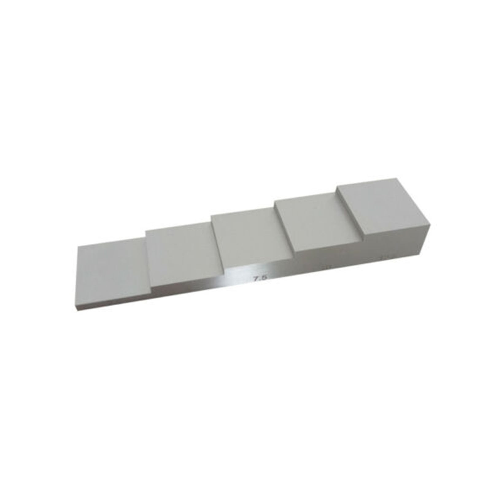 2.5-5-7.5-10-12.5mm 5 Step Test Block 304 Stainless Steel Calibration ...