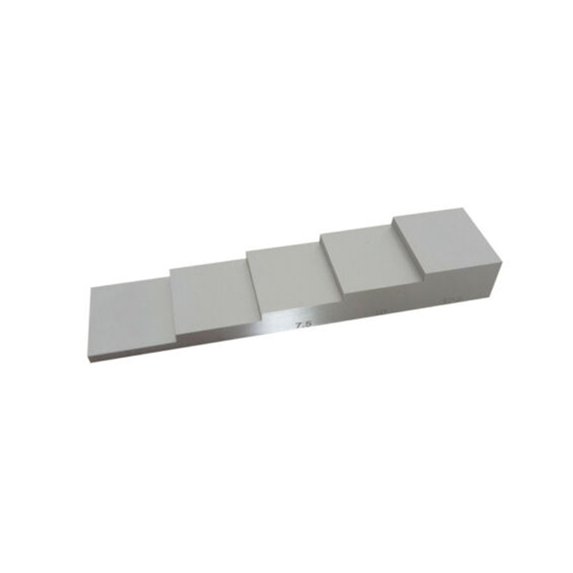 2.5-5-7.5-10-12.5mm 5 Step Test Block 304 Stainless Steel Calibration ...