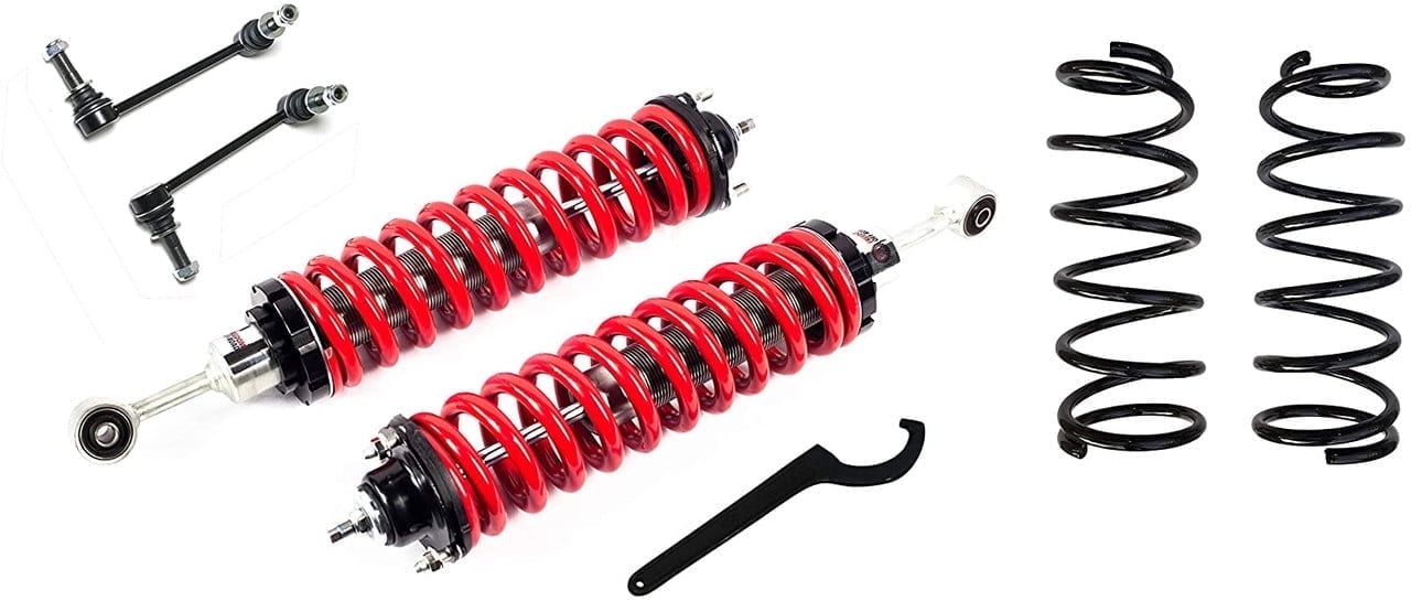 2.5-5 Inch Adjustable Coilovers / 3 Inch Rear Lift Springs 10-23 GX460 ...