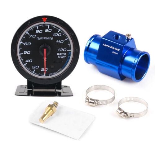 2.5" 60mm Car Water Temperature Gauge Meter with 36mm Joint Pipe Sensor ...