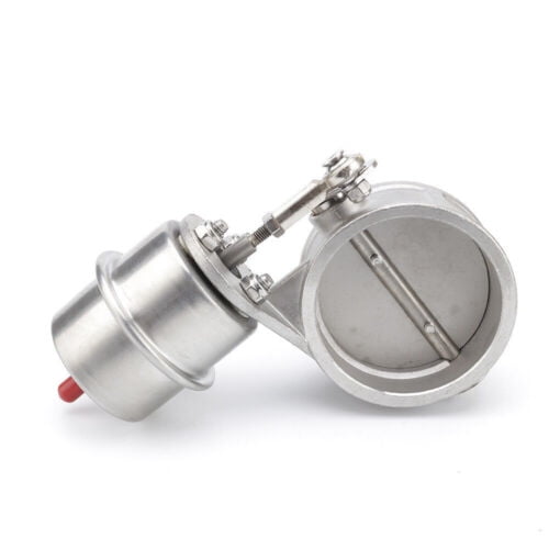 2.5" 63mm Exhaust Control Valve Set Vacuum Actuator Closed Style Pipe ...