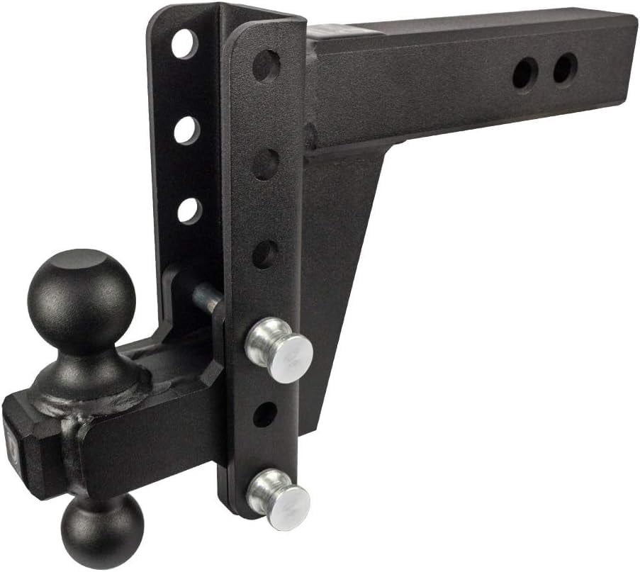 - 2.5" Adjustable Heavy Duty Trailer Hitch (22,000 lb. Rating) 6" Drop ...