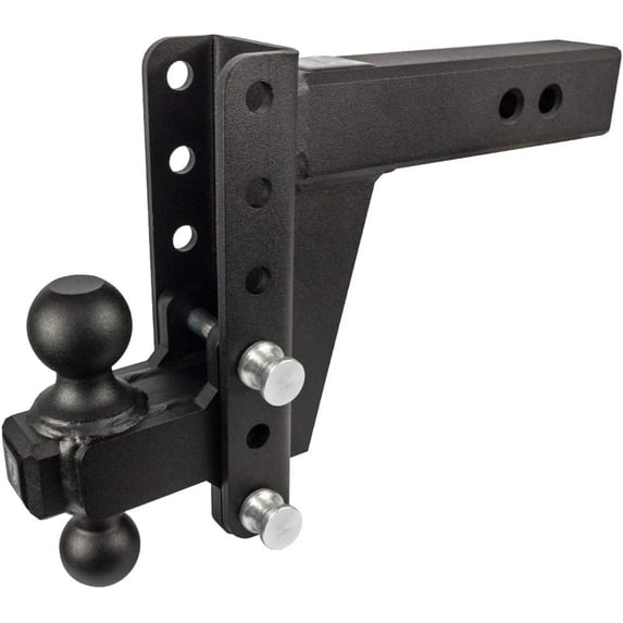 - 2.5" Adjustable Heavy Duty Trailer Hitch (22,000 lb. Rating) 6" Drop ...