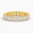 2.5 Carat 14K Yellow Gold Lab Grown Oval Diamond Eternity Ring for ...