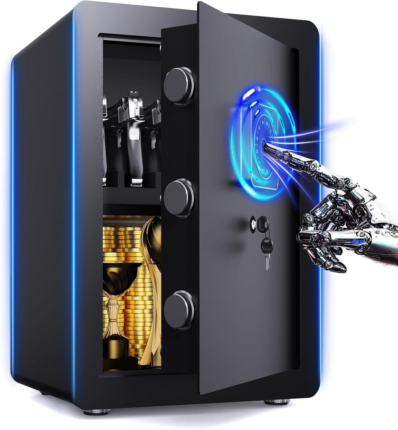 2.5 Cuft Safe Box Fireproof Waterproof for money Fireproof safe for ...