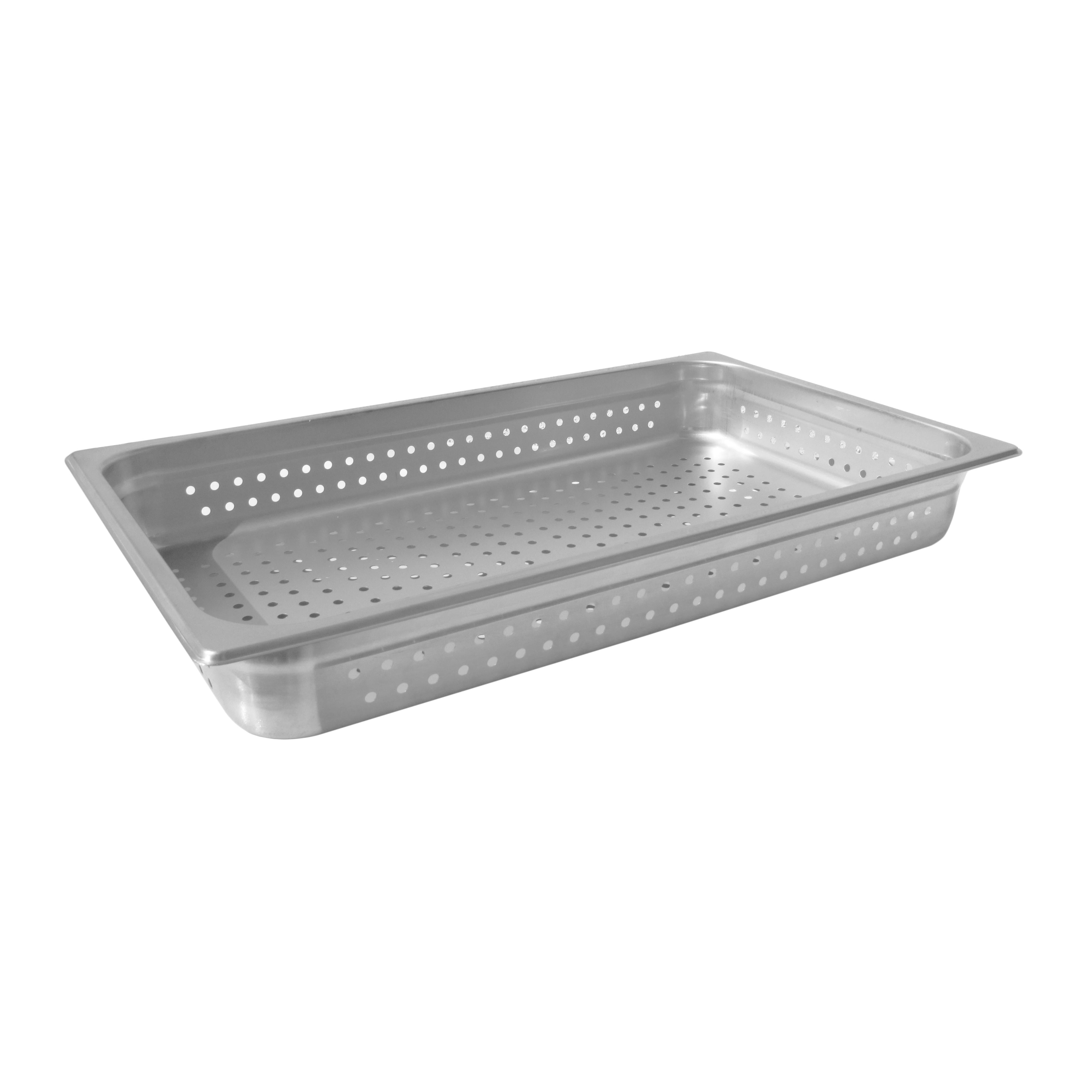 2.5" Full Size Stainless Perforated Steam Table Pan, Each - Walmart.com
