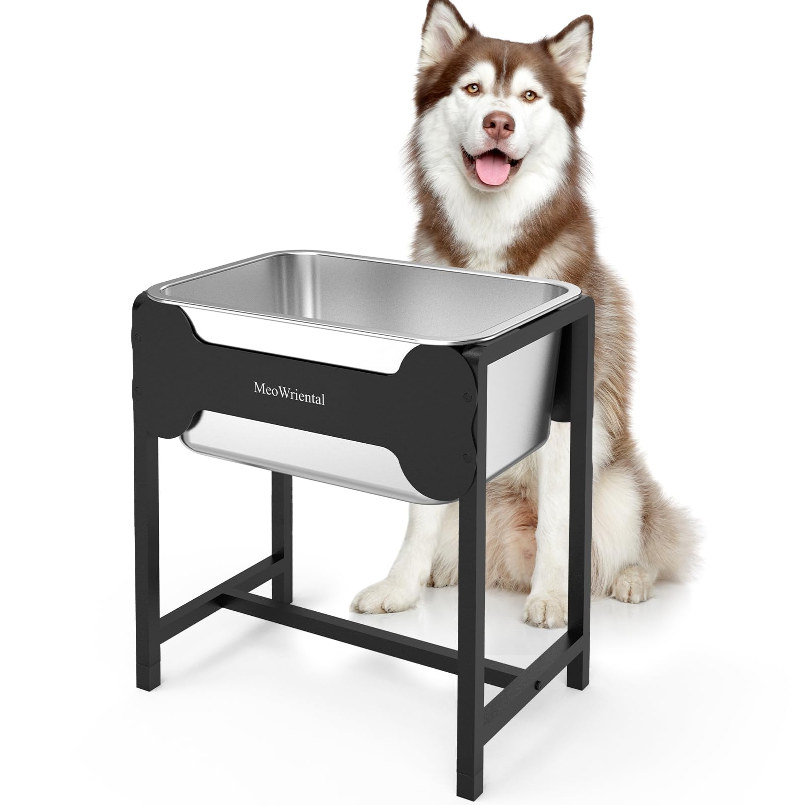 2.5 Gallon Elevated Dog SBF3 Water Bowl for Large 14.2" Raised ...