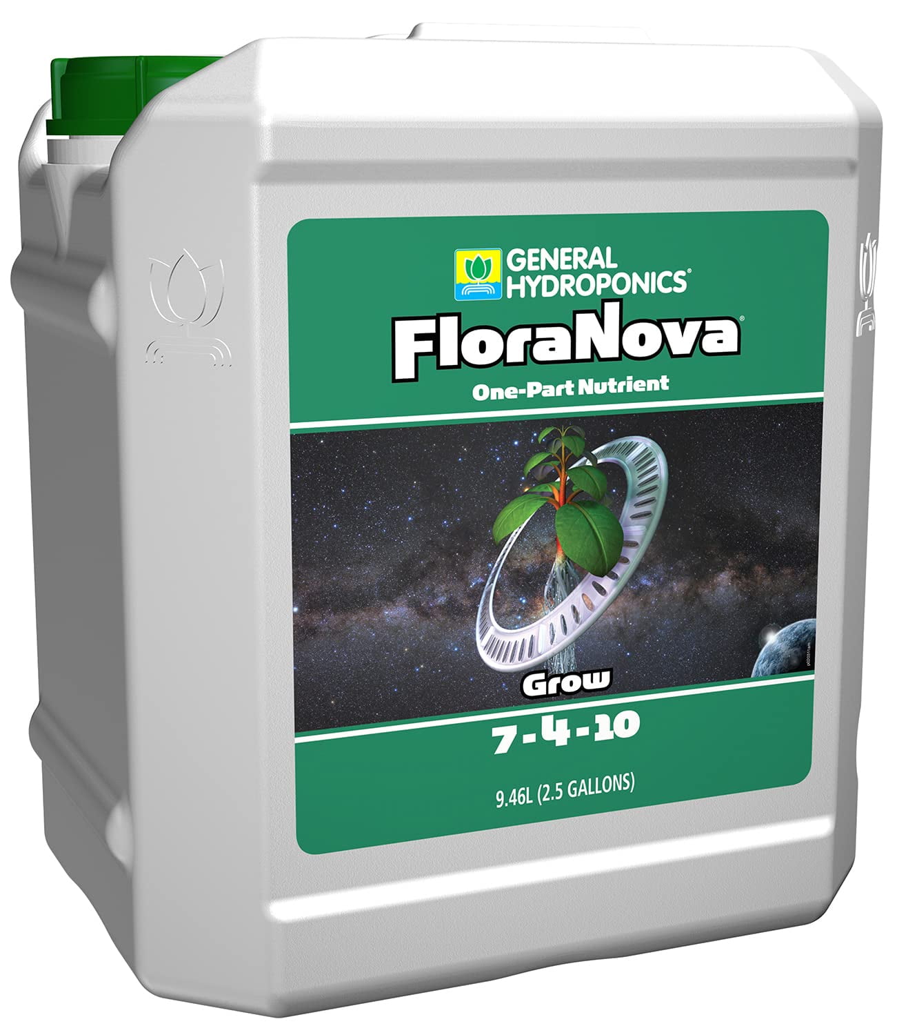 2.5 Gallon FloraNova Grow 2.5Gal General Hydroponics Gh Flora Nova ...