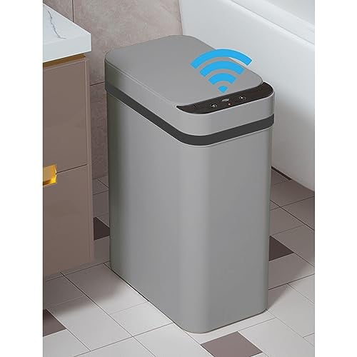2.5 Gallon Motion Sensor Trash Can - Automatic Trash Can Touchless ...