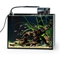 2.5 Gallon Nano Nature Aquarium Kit, Ultra-Clear Rimless Desktop Fish ...