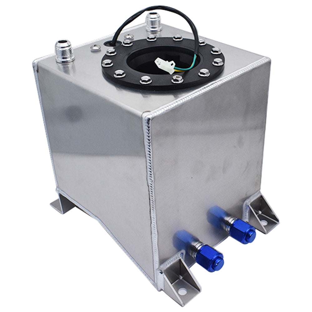 2.5 Gallon Universal Fuel Cell Gas Tank Aluminum Polished Race Street ...