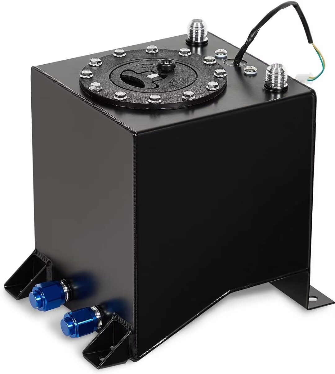 2.5 Gallon Universal Fuel Cell Gas Tank with Level Sender Polished ...