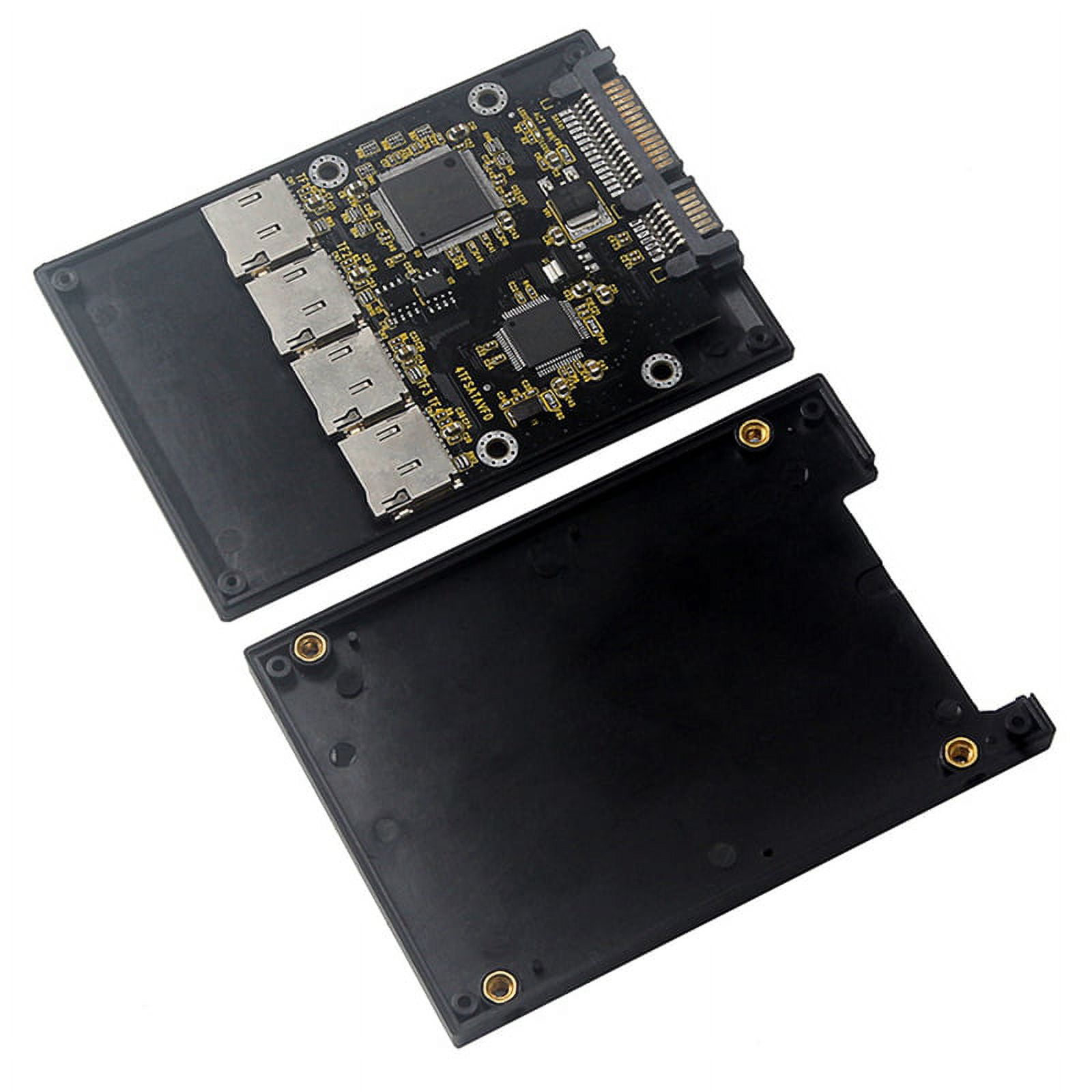 2.5 Inch 4 TF to SATA Adapter Card, Self-Made SSD Solid State Drive ...