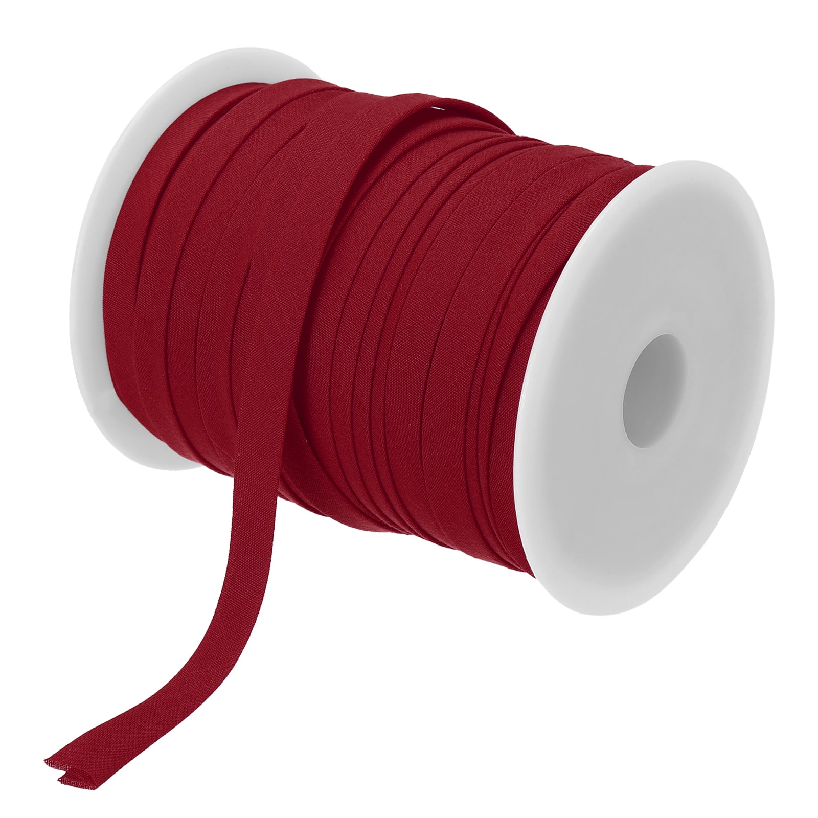 Uxcell 2/5 inch Double Fold Bias Tape Polyester Continuous Bulk Bias ...