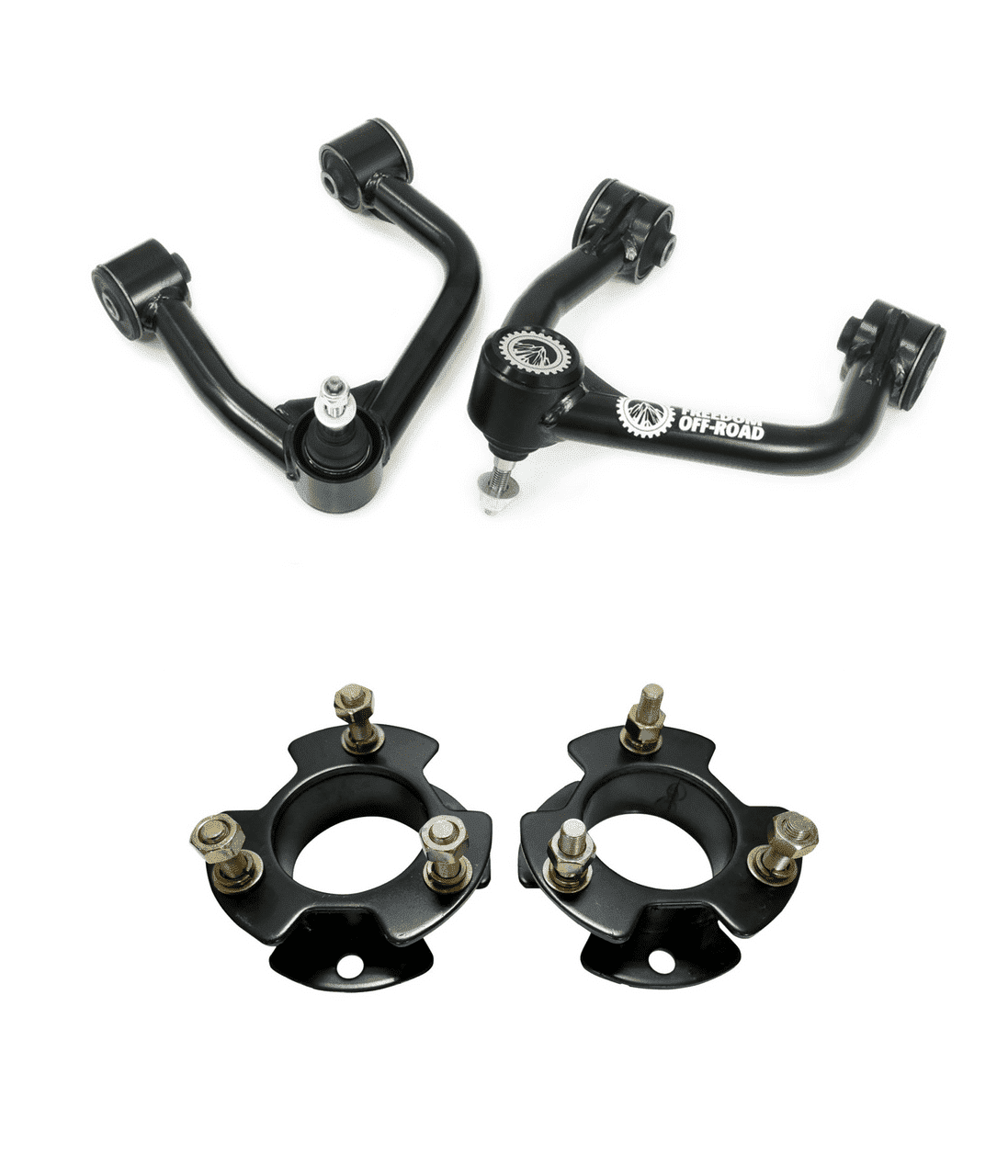 2.5 Inch Front Strut Spacers/Front Upper Control Arms for 2-4 Inch Lift ...