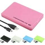 2.5 Inch HDD/SSD Case 480Mbps HDD SSD Enclosure for Laptop Tablet (Pink ...
