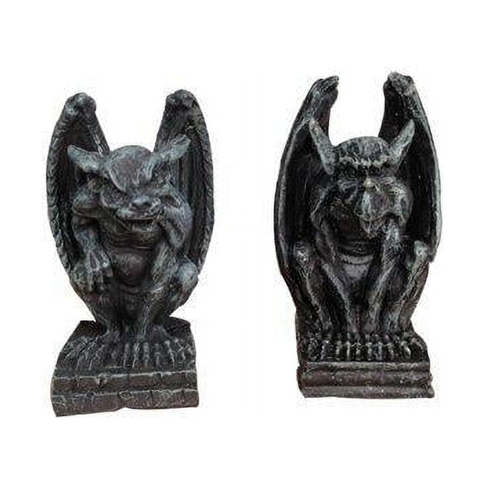 2.5 Inch Miniature Evil Gargoyles Resin Statue Figurines, Set of Two ...