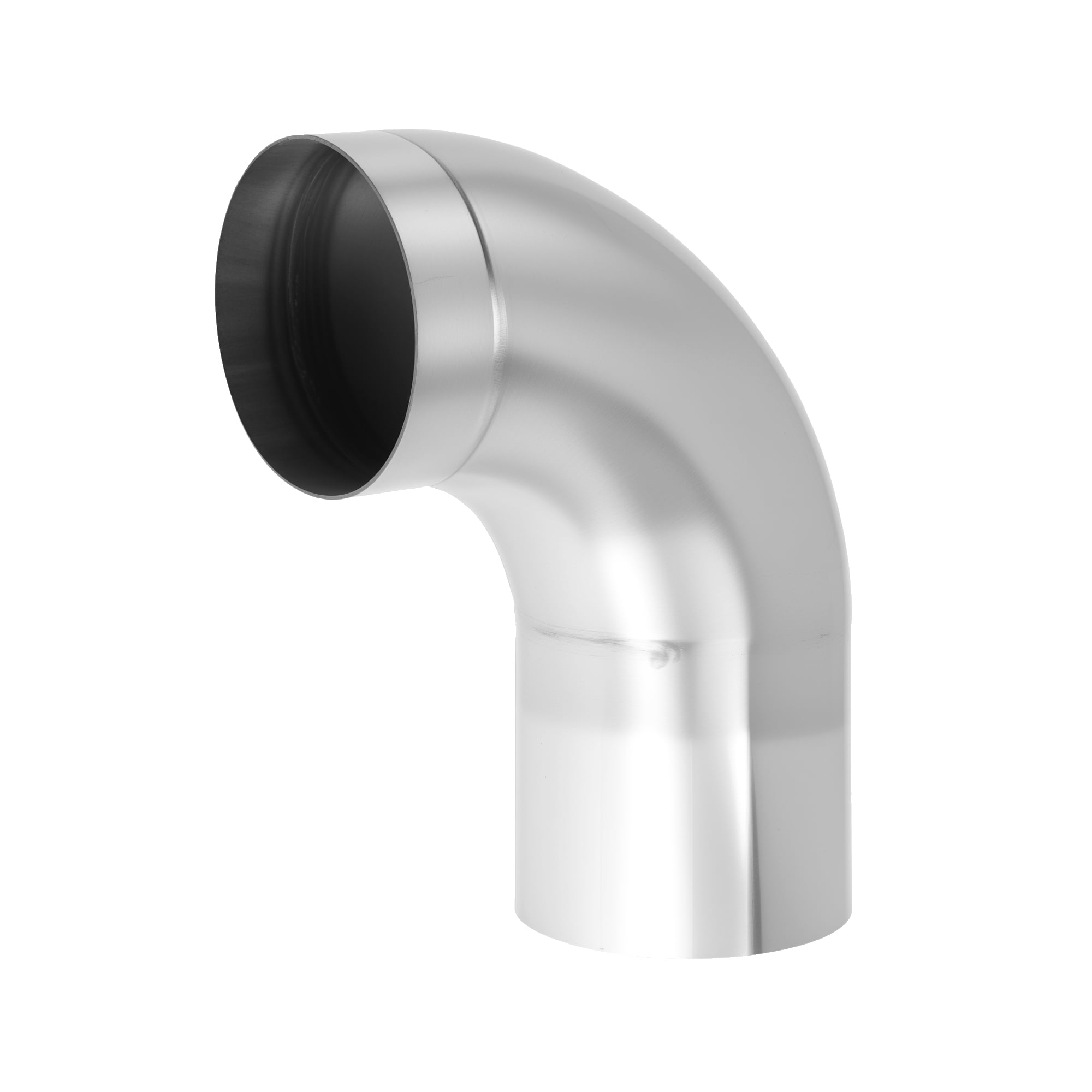 2.5 Inch OD 90 Degree Mandrel Bend Elbow 4.72" Length Exhaust Elbow ...