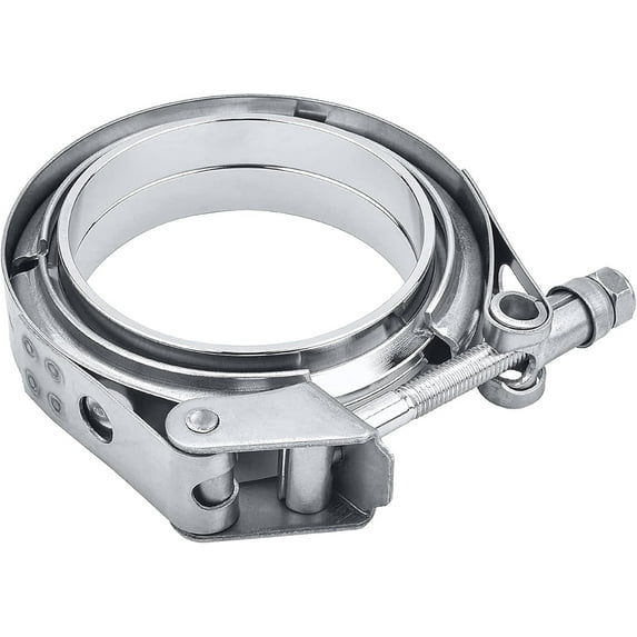 2.5 Inch Quick Release V Band Clamp with Flange Male Female 304 ...